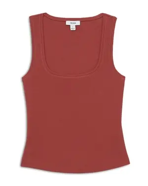 REISS Riva Square Neck Vest