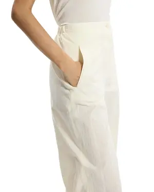Theory Flowy Wide Leg Pants Cotton