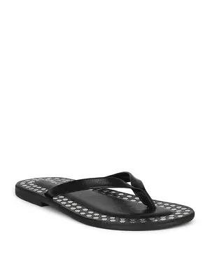 Jeffrey Campbell Studded Flat Thong Sandals