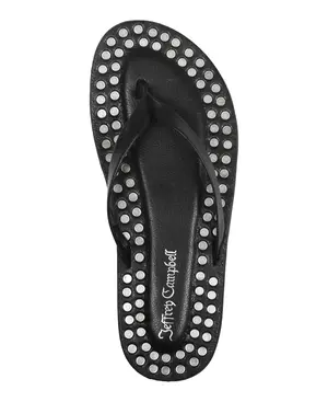 Jeffrey Campbell Studded Flat Thong Sandals