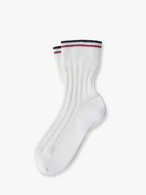 Brunello Cucinelli Ribbed Knit Cotton Socks - Multicolor