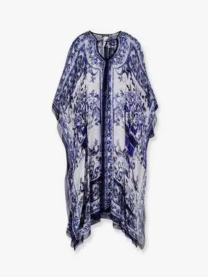 Dolce & Gabbana Printed Silk Kaftano - Multicolor