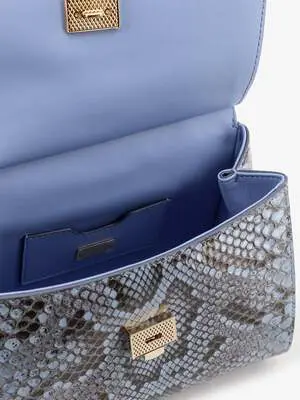 Dolce & Gabbana Sicily Python Top Handle Bag - Multicolor