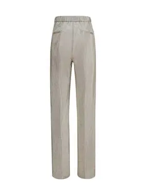 FORTE_FORTE Lurex Tweed Pants With Micro Sequins And Shimmering Thread