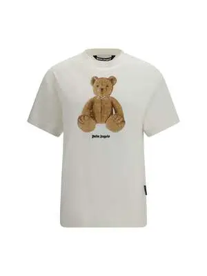 Palm Angels Cotton Bear Print T-shirt
