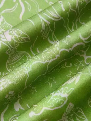 Shanghai Tang Mulberry Silk Palazzo Pants