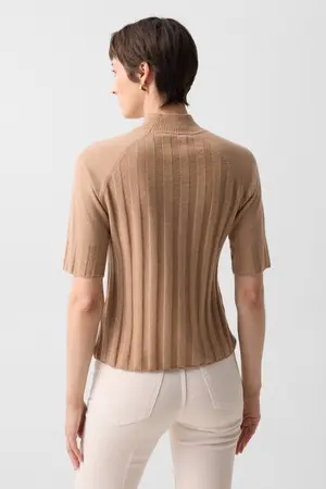 Bogner Virgin Wool Cashmere Shirt Tina - Camel