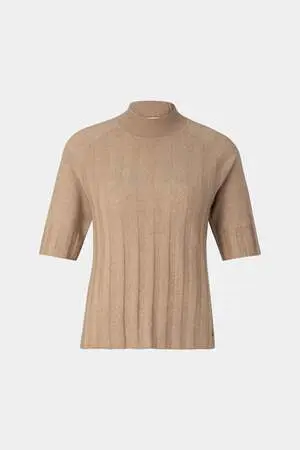 Bogner Virgin Wool Cashmere Shirt Tina - Camel