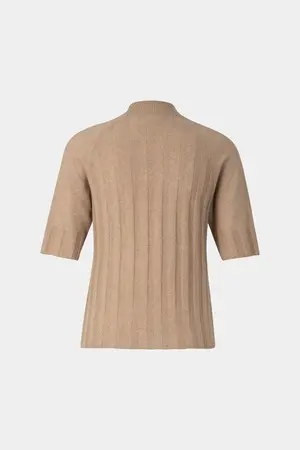 Bogner Virgin Wool Cashmere Shirt Tina - Camel