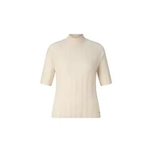 Bogner Virgin Wool Cashmere Shirt Tina - Cream