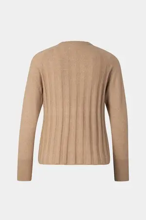 Bogner Tanja Virgin Wool Cashmere Cardigan - Camel