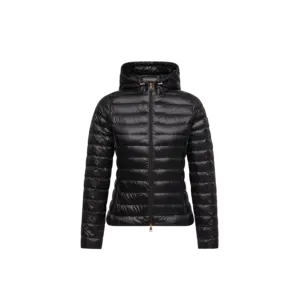 Moncler Down Jacket With Hood - Black