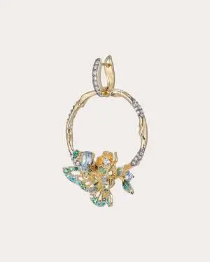 ANABELA CHAN Diamond Orchard Hoop Earrings