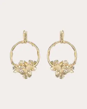 ANABELA CHAN Diamond Orchard Hoop Earrings