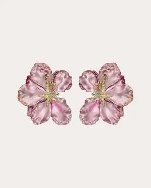 ANABELA CHAN Sapphire Peony Poppy Stud Earrings In 18k Gold