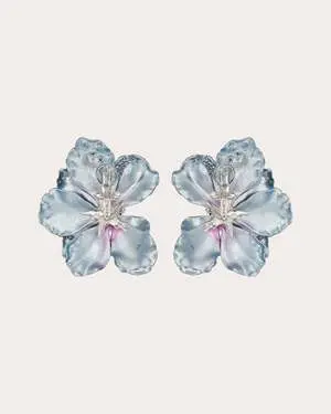 ANABELA CHAN Sapphire And Spinel Iris Poppy Stud Earrings