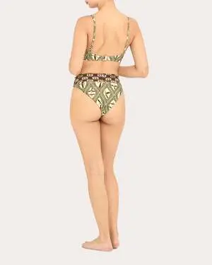 AGUACLARA Le Bedouine High-rise Bikini Bottoms