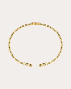 Gabriel & Co. Diamond & 14k Initial Cuff Bracelet - Yellow