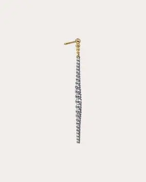 GABRIEL & CO. Diamond & Two-tone Linear Drop Earrings