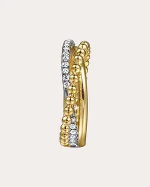 Gabriel & Co. Diamond & Two-tone Bujukan Crisscross Ring