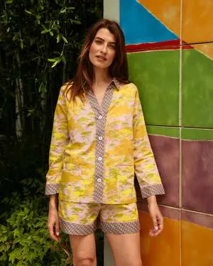 KARMA ON THE ROCKS Yoyosi Matsu Cotton Pajama Set