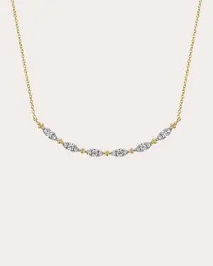 GABRIEL & CO. Diamond & 14k Marquise Necklace