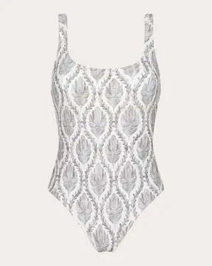 AGUACLARA Sultana Classic One-piece Swimsuit - Grey