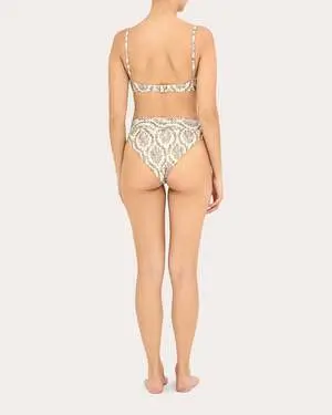 AGUACLARA Sultana High-rise Bikini Bottoms