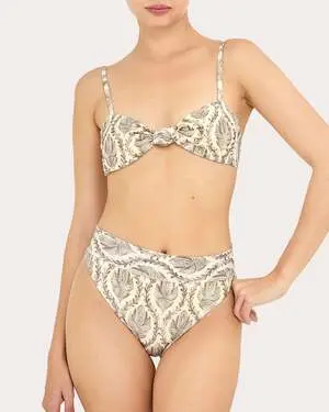 AGUACLARA Sultana High-rise Bikini Bottoms