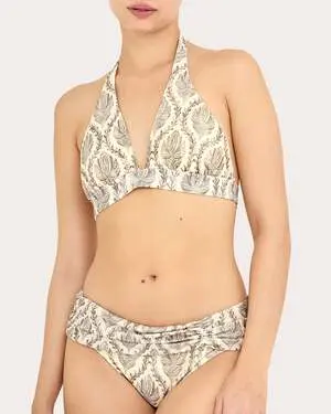 AGUACLARA Sultana Missy Halter Bikini Top