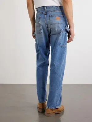 CHERRY LOS ANGELES Paint-splattered Distressed Carpenter Jeans