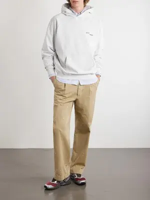A.p.c. X Fragment Logo Hoodie - Gray