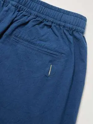 Folk Assembly Wide-leg Cotton-blend Shorts