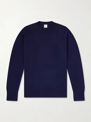 Eleventy Wool Crewneck Sweater - Blue