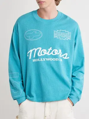 CHERRY LOS ANGELES Logo-print Cotton-mesh T-shirt