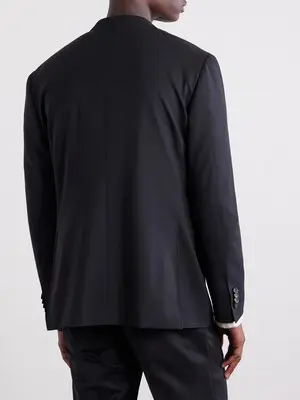 Canali Kei Wool-blend Twill Suit Jacket