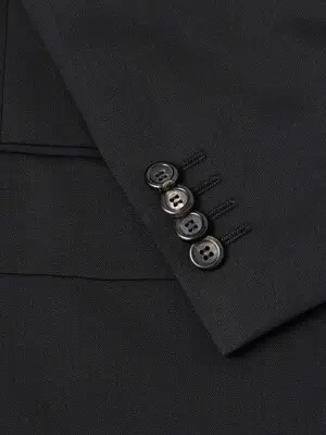Canali Kei Wool-blend Twill Suit Jacket
