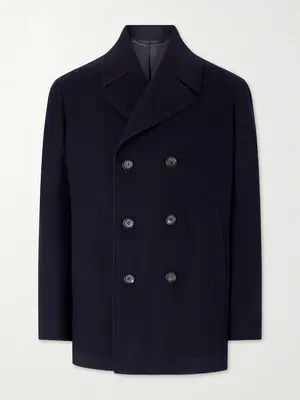 Canali Double-breasted Wool Jacket