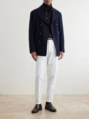 Canali Double-breasted Wool Jacket