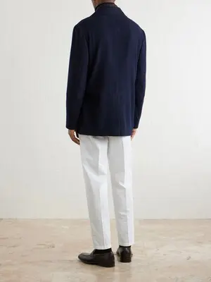 Canali Double-breasted Wool Jacket