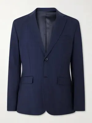 Rag & Bone Skeleton Wool Blazer - Blue