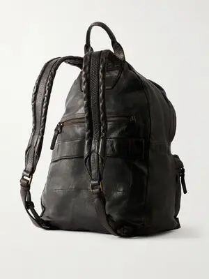 Officine Creative Ignis Leather Backpack