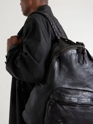 Officine Creative Ignis Leather Backpack