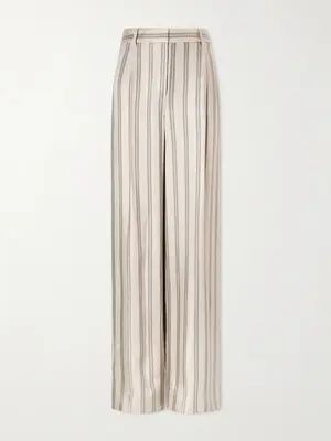 TWP Hudson St Striped Wide-leg Pants