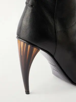 Alexander McQueen Leather Lace-up Knee-high Boots