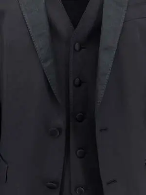 Dolce & Gabbana Martini Tuxedo With Vest - Black
