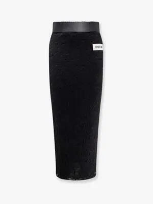 Black Lace Midi Skirts