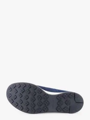 Kiton Knitted Fabric And Suede Lace-up Sneakers