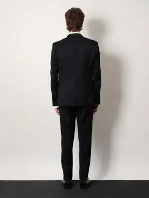Tagliatore Virgin Wool Tuxedo - Black