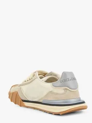 Dolce & Gabbana Nylon And Suede Sneakers With Dg Logo